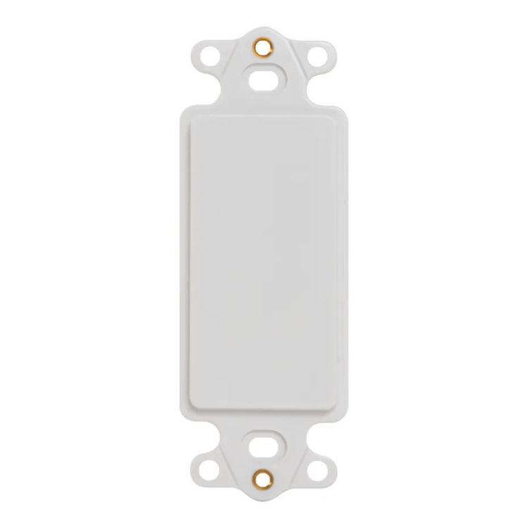 Blank Decora Insert White – Cable & Connections