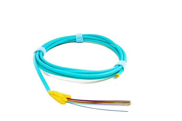 24 Fiber Om3 Indoor Ofnp Tb Aqua – Cable & Connections