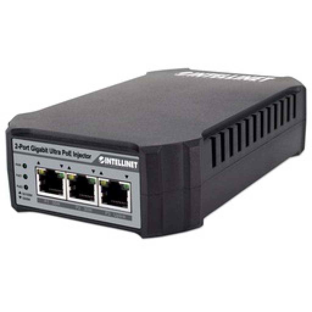 Intellinet 2 Port Gigabit Ultra Poe Injector – Cable & Connections