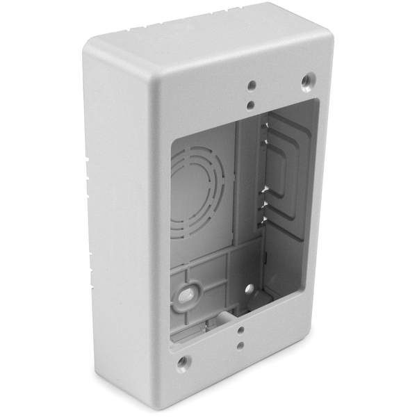 1-1/4″ Single Gang Junction Box | White – Cable & Connections