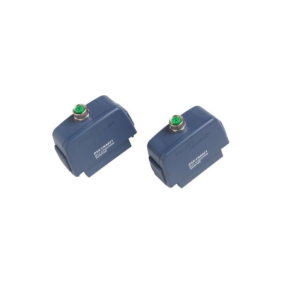 Fluke Networks DSX M12 4-Position Channel Adapters | Set of 2 – Cable ...