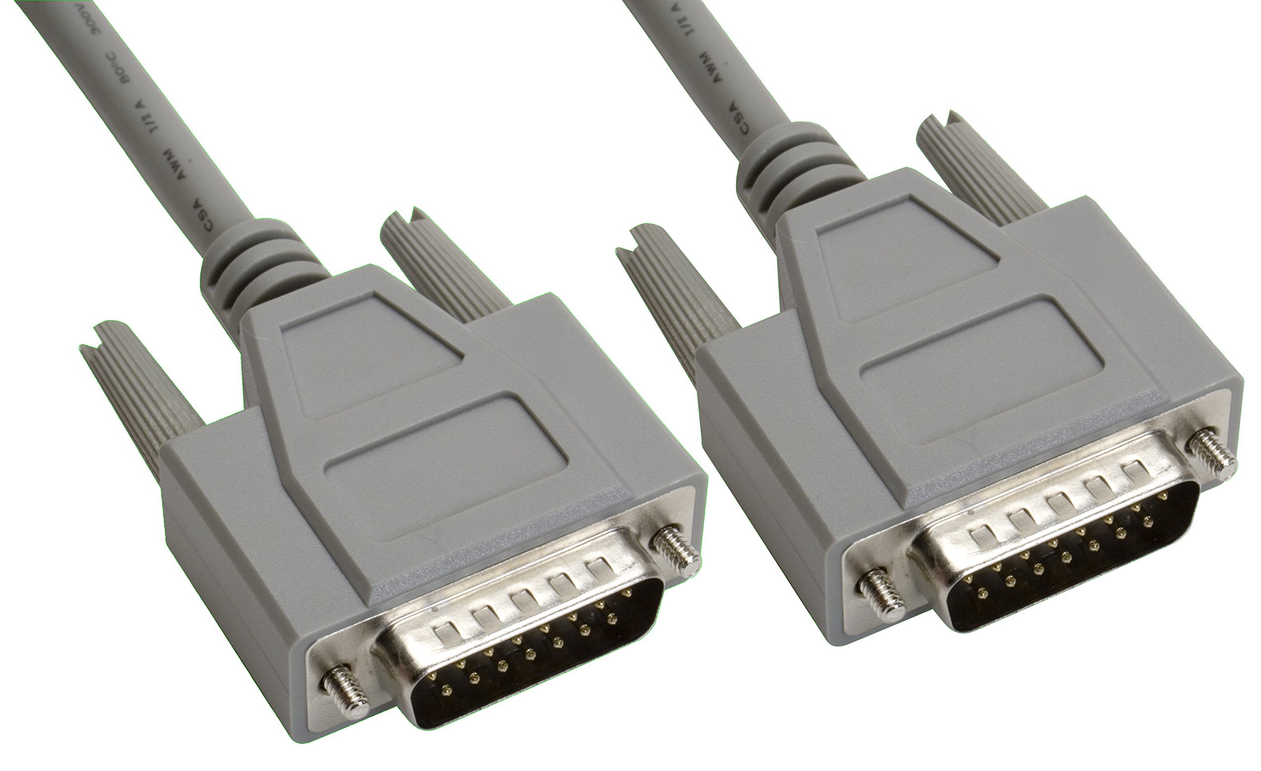 10′ Db15 Male To Db15 Male Mac Monitor Cable Two Row – Cable & Connections