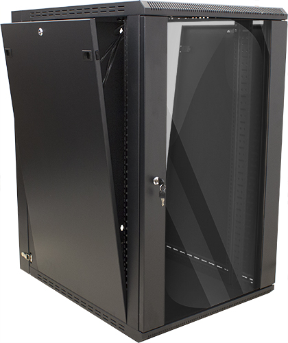 Vertical Cable 20U Wall Mount Network Server Cabinet with Swing Door ...