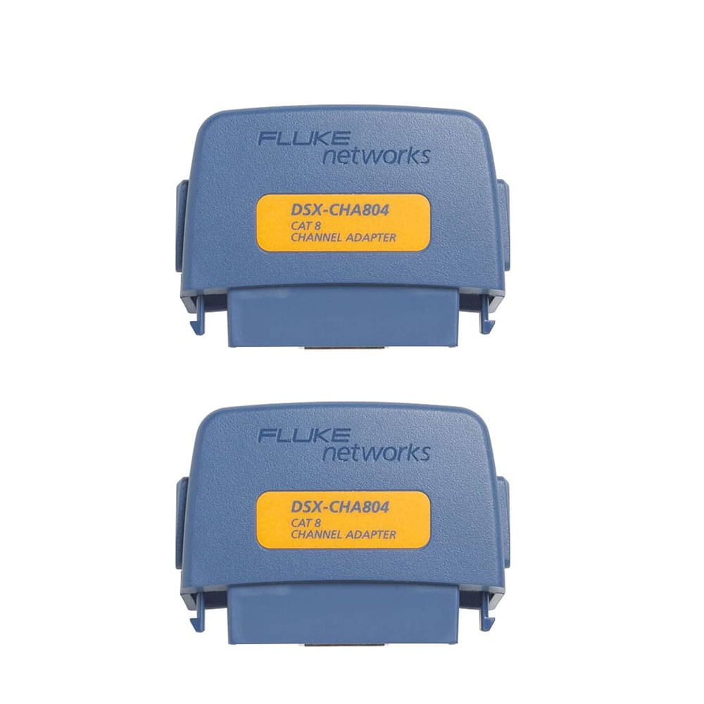 Fluke Networks DSX Cat8/Class 1 Channel Adapter | Set of 2 – Cable & Connections