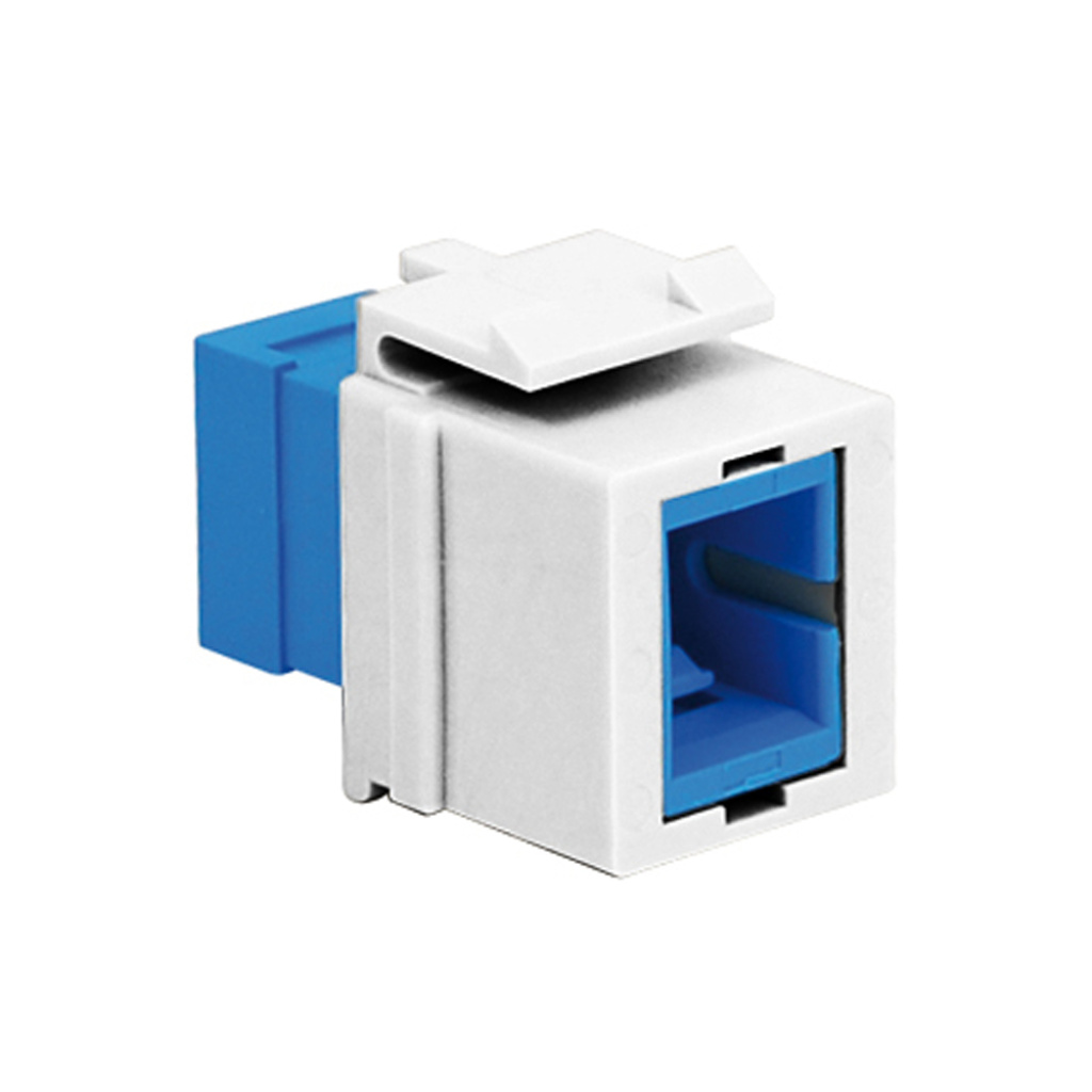 ICC RCA to F81 Coupler Yellowe Insert Keystone Black | Closeout – Cable ...