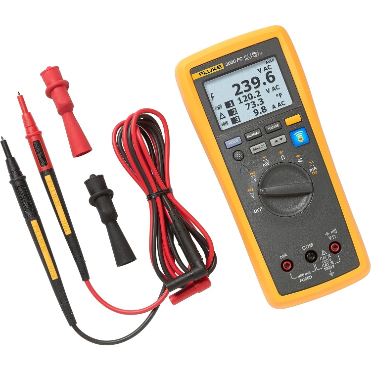 Fluke Industrial Wireless Digital Multimeter – Cable & Connections