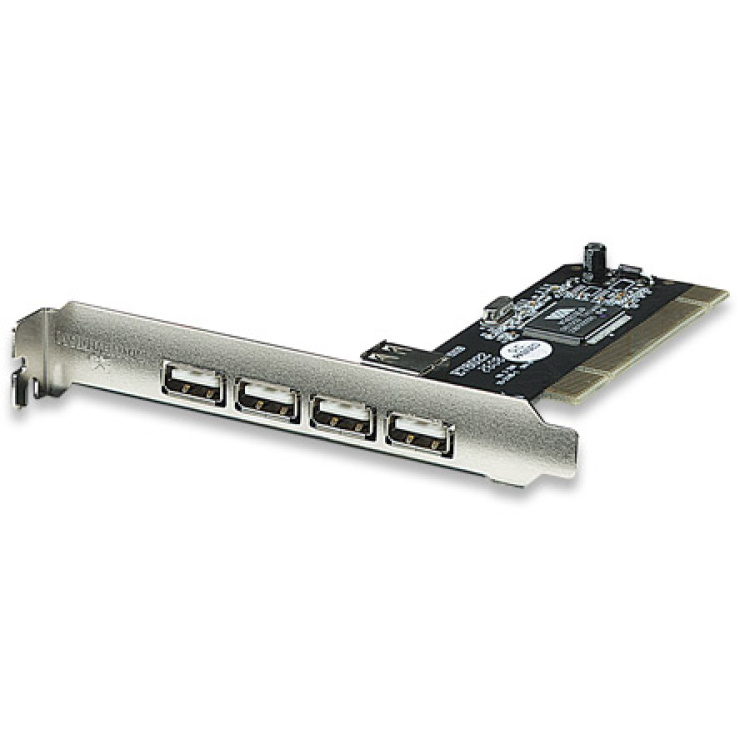 Intellinet 4 Port PCI USB 2.0 Card | Closeout – Cable & Connections