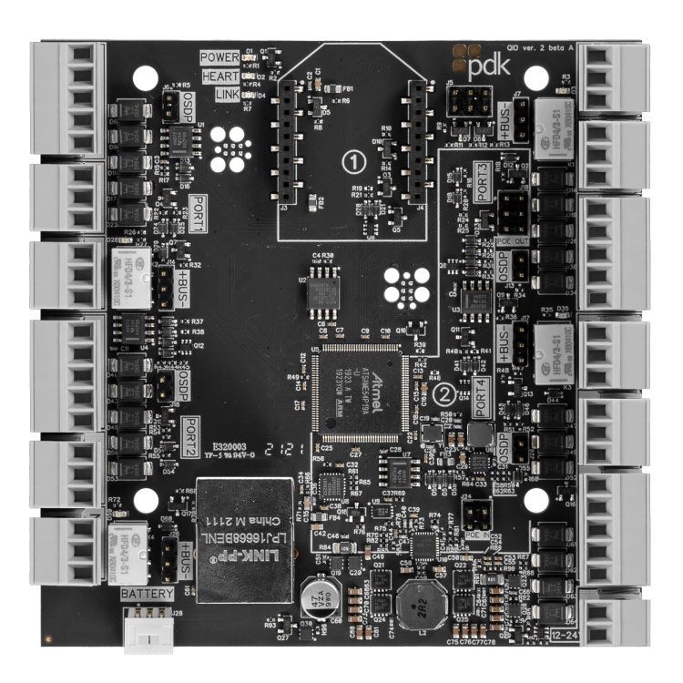 ProdataKey Red™ Four-Door Expansion Board – Cable & Connections