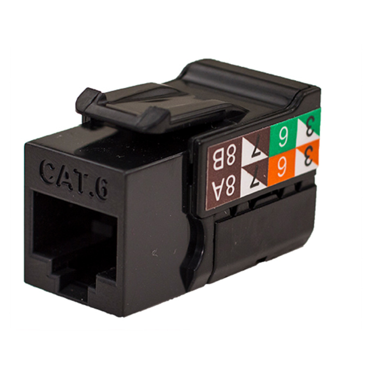 Vertical Cable Cat6 VMAX Keystone Jack Contractor 25 Pack | Black ...