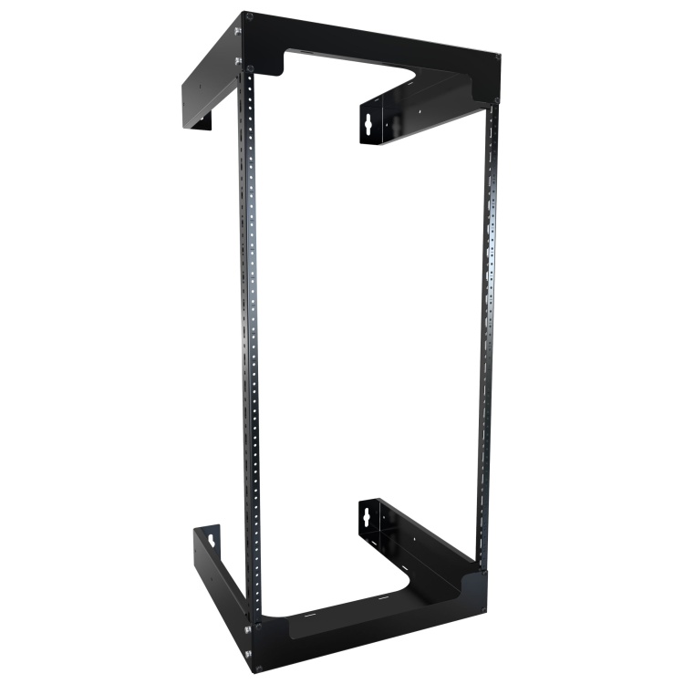 Rack Basics 20U Open Frame Wall Mount Rack | 18" Depth – Cable ...